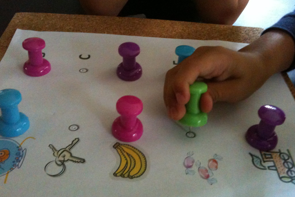 Push Pin Match Up – Miss Mancy