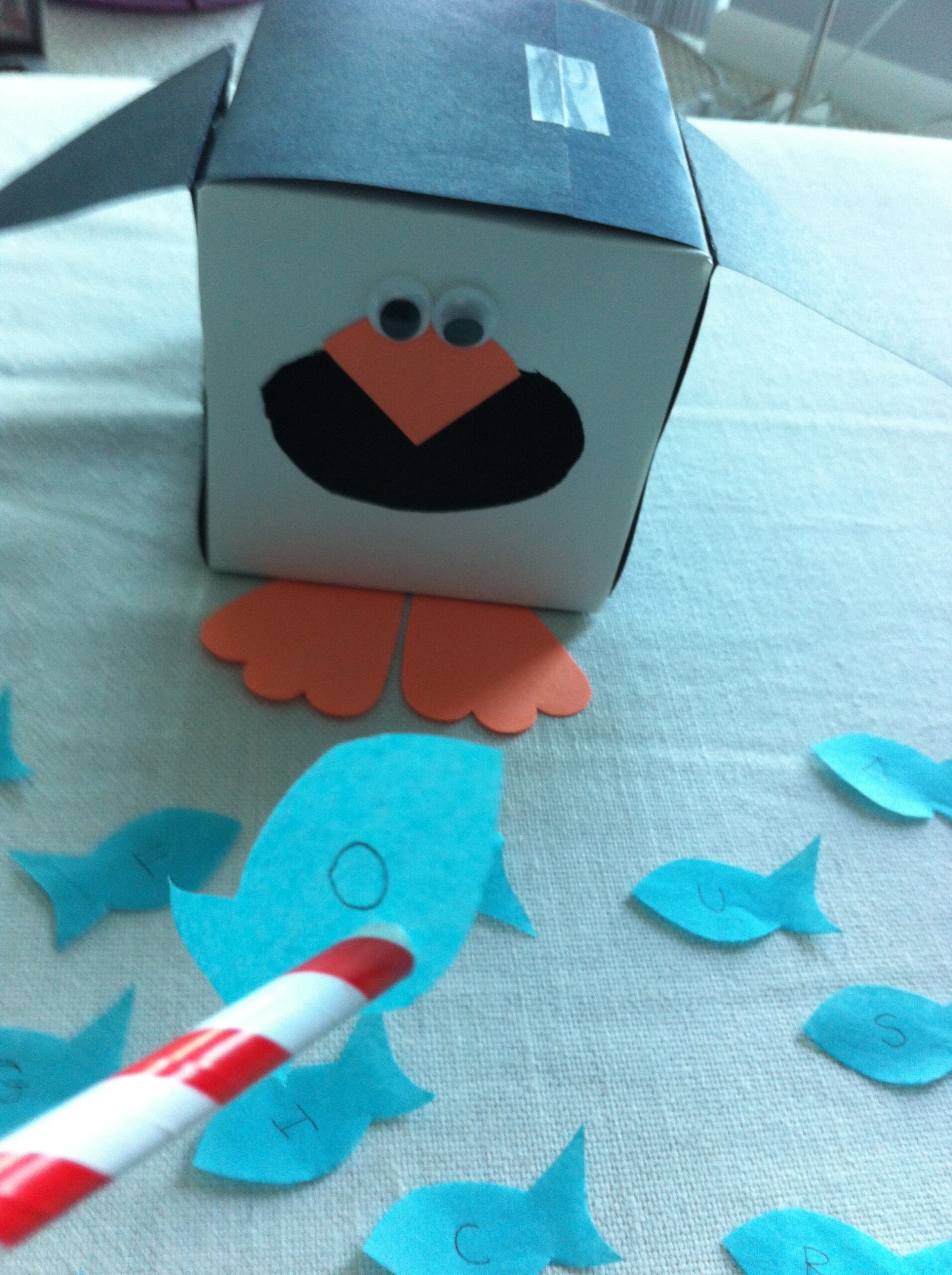 Penguin fish feed: – Miss Mancy